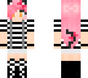 KawaiiChan (MegaMoeka) Prisoner Skin | Minecraft Skin