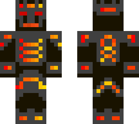 Lava knight | Minecraft Skin
