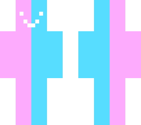 Pink And Blue | Minecraft Skin