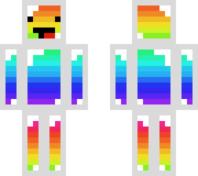 Rainbow Derp | Minecraft Skin