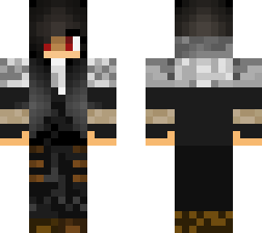 Shad girl with a red headband | Minecraft Skin