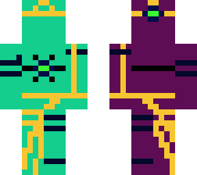 straps and gold chains | Minecraft Skin