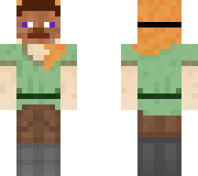 Alex wearing steve mask | Minecraft Skin