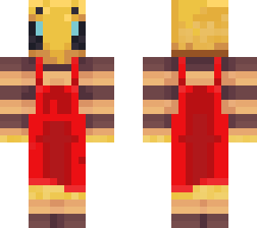 bee red overalls | Minecraft Skin