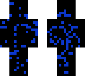 Blue and black voidless | Minecraft Skin