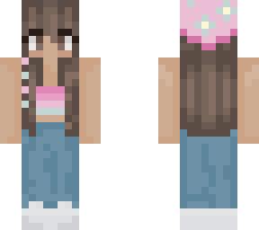Boho cute girl | Minecraft Skin
