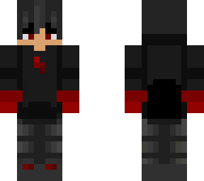 cool boy red and black | Minecraft Skin