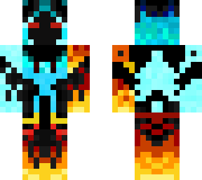 Fire Demon Minecraft Skin