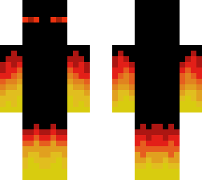 Fire Enderman | Minecraft Skin
