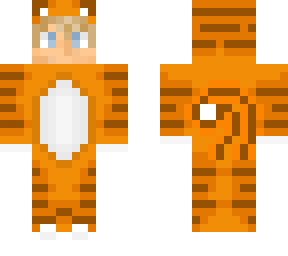 Ginger Cat Onesie | Minecraft Skin
