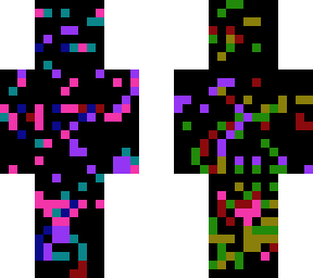 Rainbow voidless | Minecraft Skin