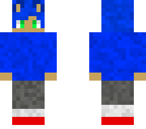 human sonic | Minecraft Skins