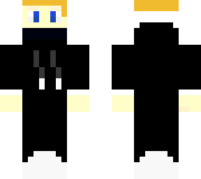 white black gamer boy | Minecraft Skin