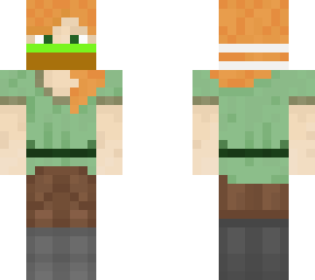 Alex with COVID face mask | Minecraft Skin
