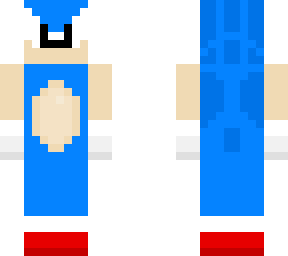Classic Sonic | Minecraft Skin