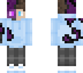 corrupted blue boy | Minecraft Skin