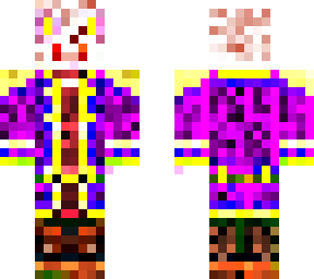 Deep Fried Minecraft Skins