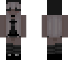 emo leg warmer girl | Minecraft Skin