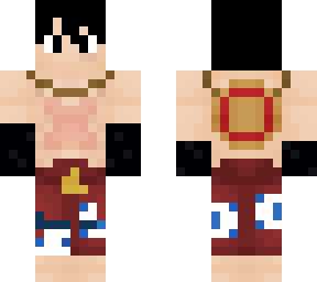 luffy land of wano haki | Minecraft Skin