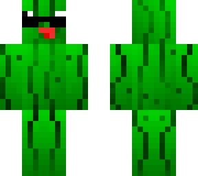 Pickle skin with sunglesses | Minecraft Skin