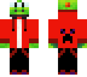 Red Gamer Yoshi | Minecraft Skin