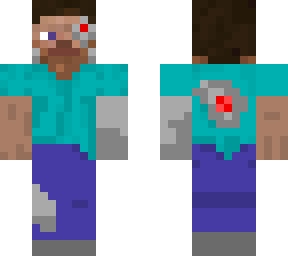 Steve Cyborg Takeover | Minecraft Skin