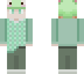 Sweater boy with frog hat | Minecraft Skin