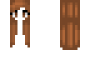 Auburn hair base with buns | Minecraft Skin