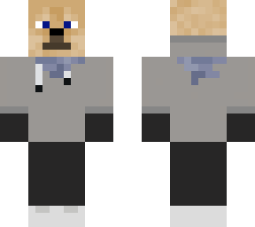 dogo in gray clothes | Minecraft Skin