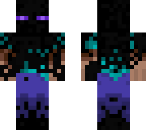 ender infection corrupted steve | Minecraft Skin