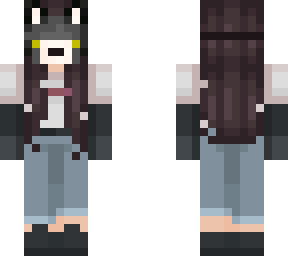 Fox Mask girl | Minecraft Skin