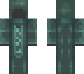 Mysterious (reskin of THICC snails Creeper Cult skin) | Minecraft Skin