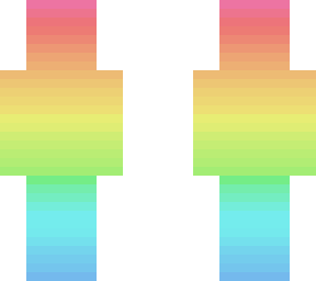 rainbow fade | Minecraft Skin