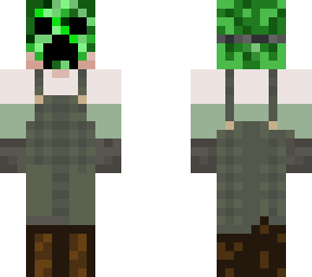 revolution with creeper mask | Minecraft Skin