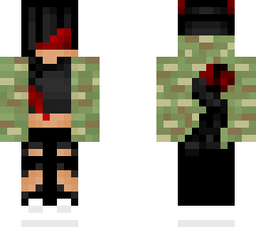 Ultima Werewolf in an army jacket | Minecraft Skin