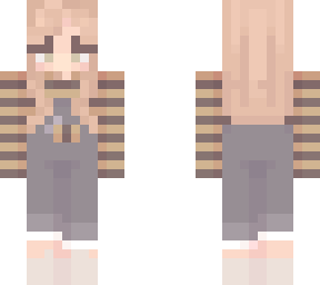 *FRINGE* BEE OVERALLS BLOND | Minecraft Skin