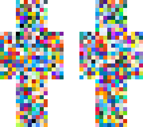 A colorful explosion | Minecraft Skin