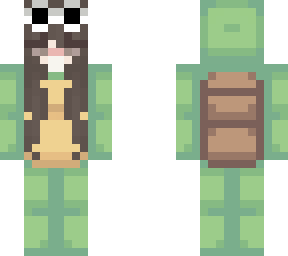 aesthetic turtle girl | Minecraft Skin
