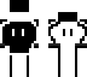 Black & White Overdrive | Minecraft Skin