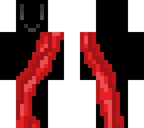 Black Skin With A Ribbon | Minecraft Skin