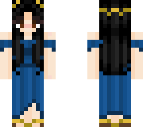 Blue prom dress | Minecraft Skin