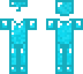 fake diamond armor | Minecraft Skin