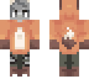 Ghost Fox Onesie | Minecraft Skin