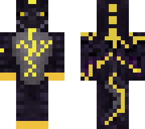 Golden Shadow Dragon Minecraft Skins