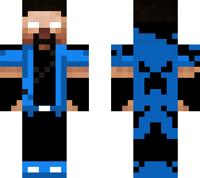 niebieski herobrine | Minecraft Skin