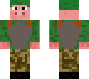 pig in army | Minecraft Skin