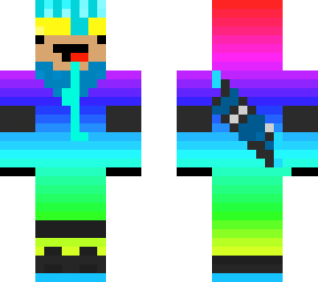 rainbow derpy ninja skin | Minecraft Skin