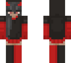 demon girl red | Minecraft Skins
