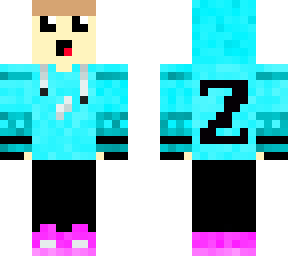 Zetrix With hoodie | Minecraft Skin