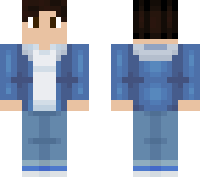 Blue jacket guy | Minecraft Skin